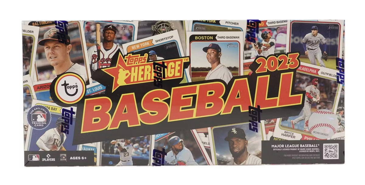 2023 Topps Heritage Baseball Hobby Box – Joe Daley's Sports & Framing