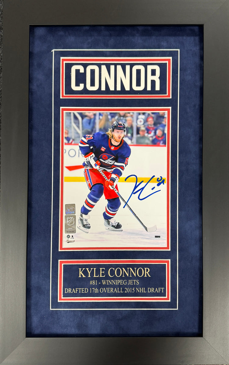 Kyle Connor Autographed 8x10 Custom Framed – Joe Daley's Sports & Framing
