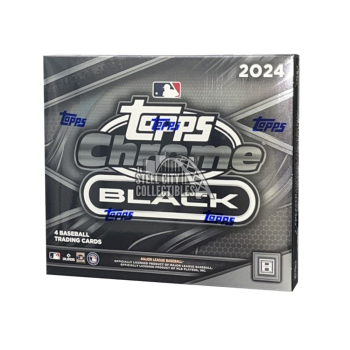 2024 Topps Chrome Black Baseball Hobby Box – Joe Daley's Sports & Framing