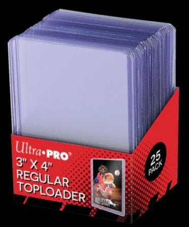 3" x 4" Clear Regular Toploaders (25ct) for Standard Size Cards – Joe ...