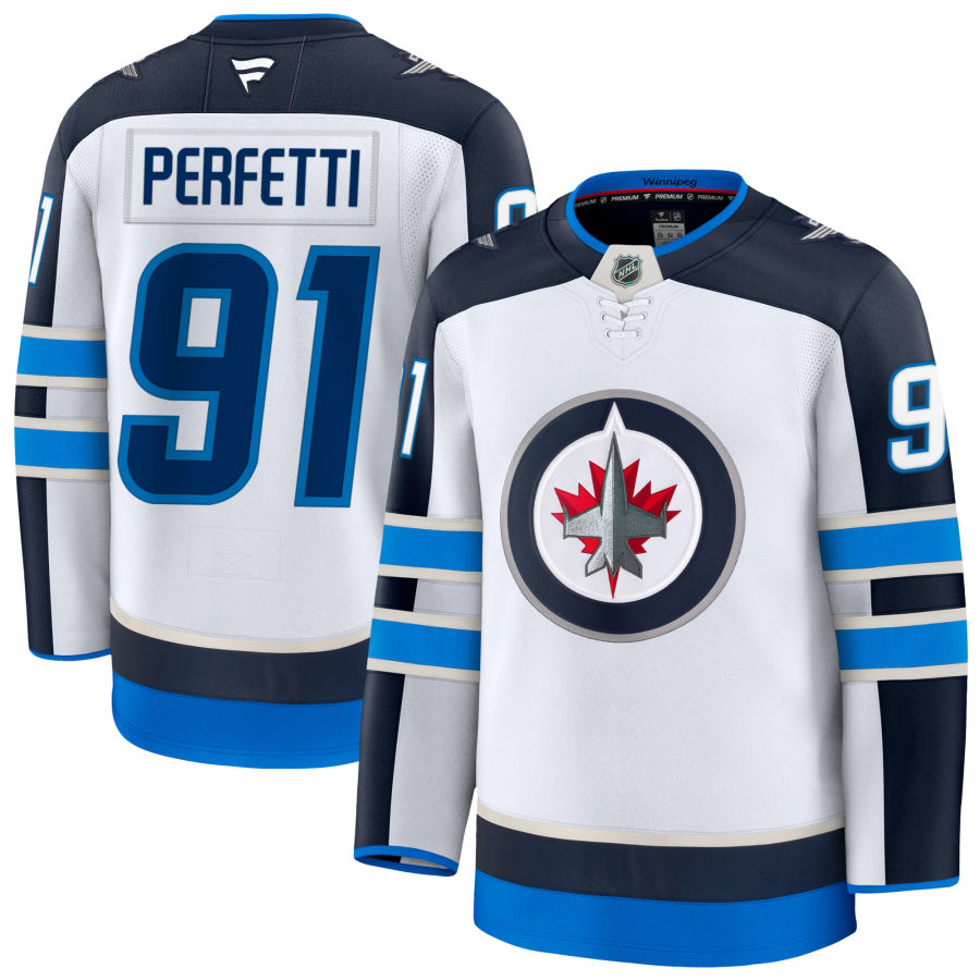 Cole Perfetti Autographed Winnipeg Jets Jersey – Joe Daley's Sports ...
